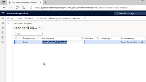 How to modify a journal template in Dynamics 365 - D365Plus
